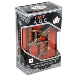 Hanayama Cast ABC - hlavolam - Společenské deskové a karetní hry ...